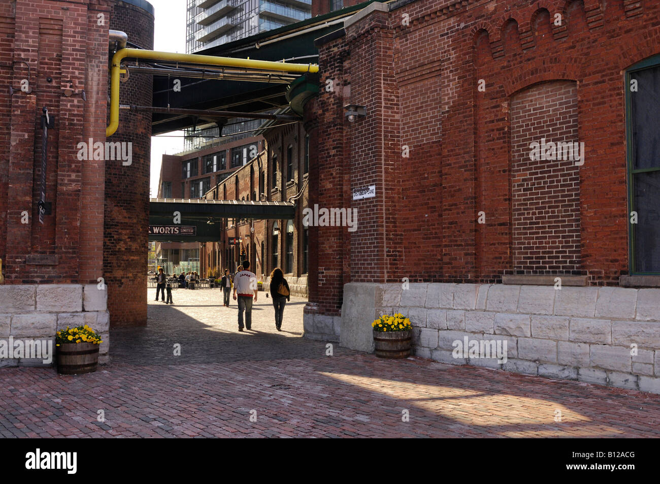 The Distillery a historic district in Toronto Stock Photo - Alamy