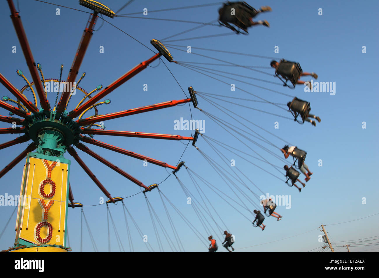 Carnival Ride named Yo Yo Canfield Fair Canfield Ohio Mahoning County ...