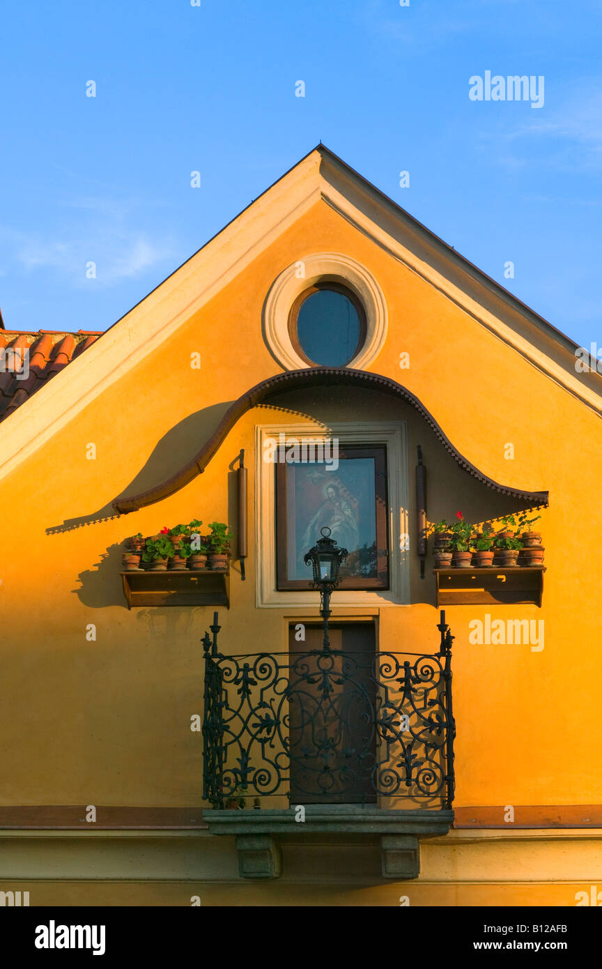 Prague balcony hi-res stock photography and images - Alamy
