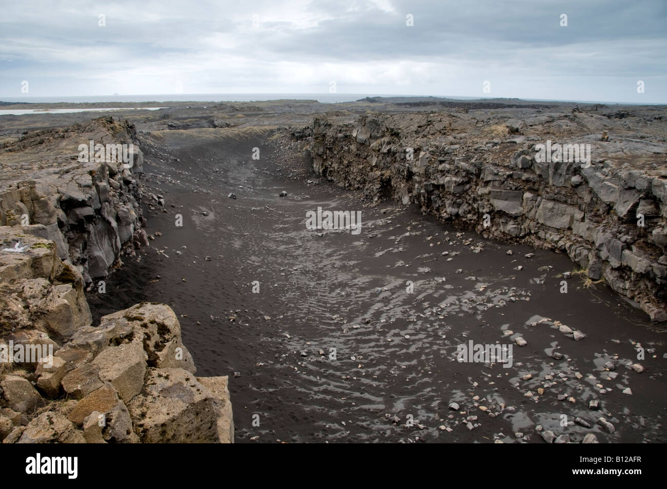 The European and North American tectonic plates gap. Stora-Sandvik ...