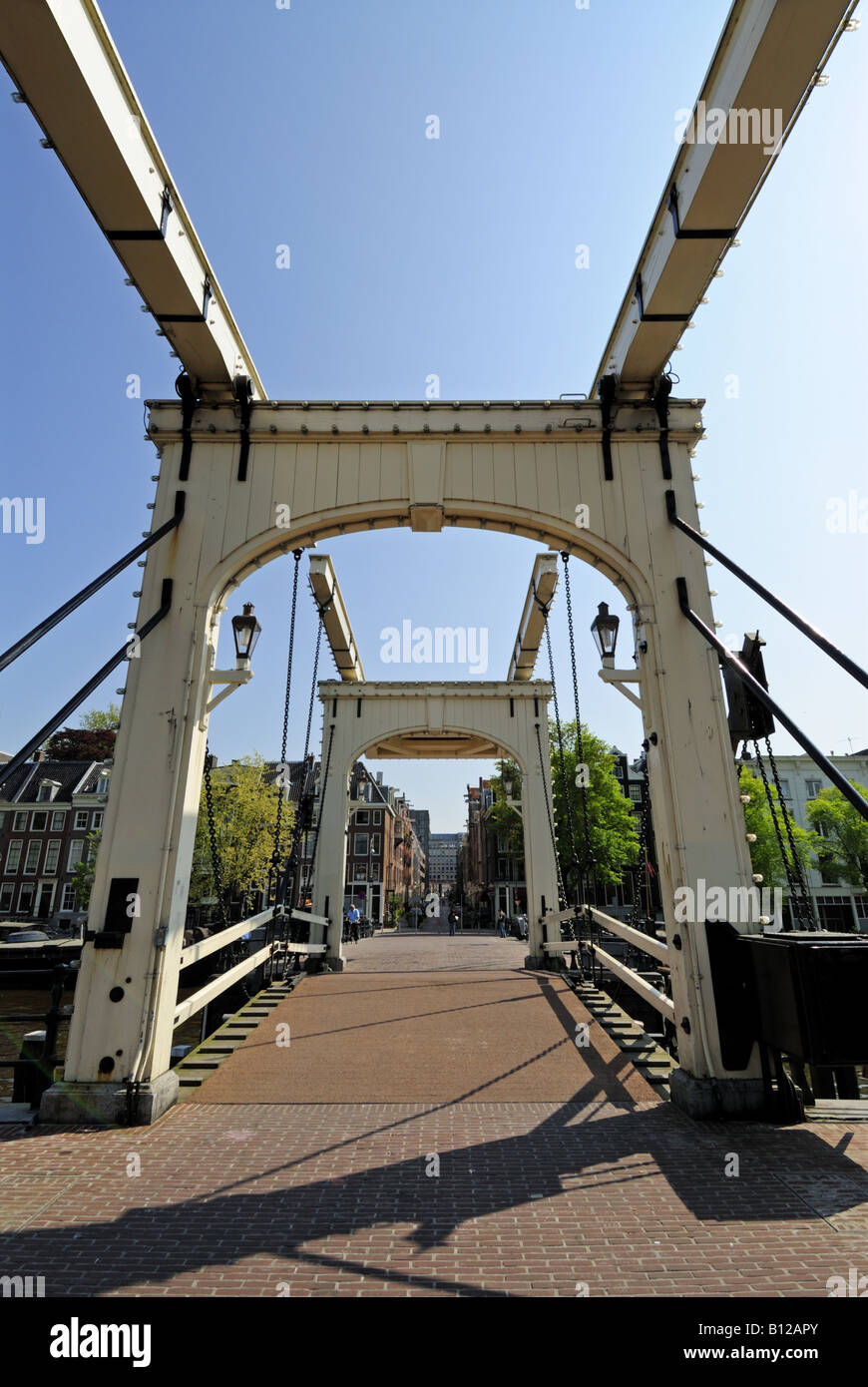 Skinny Bridge Amsterdam Holland The Netherlands Europe Stock Photo - Alamy