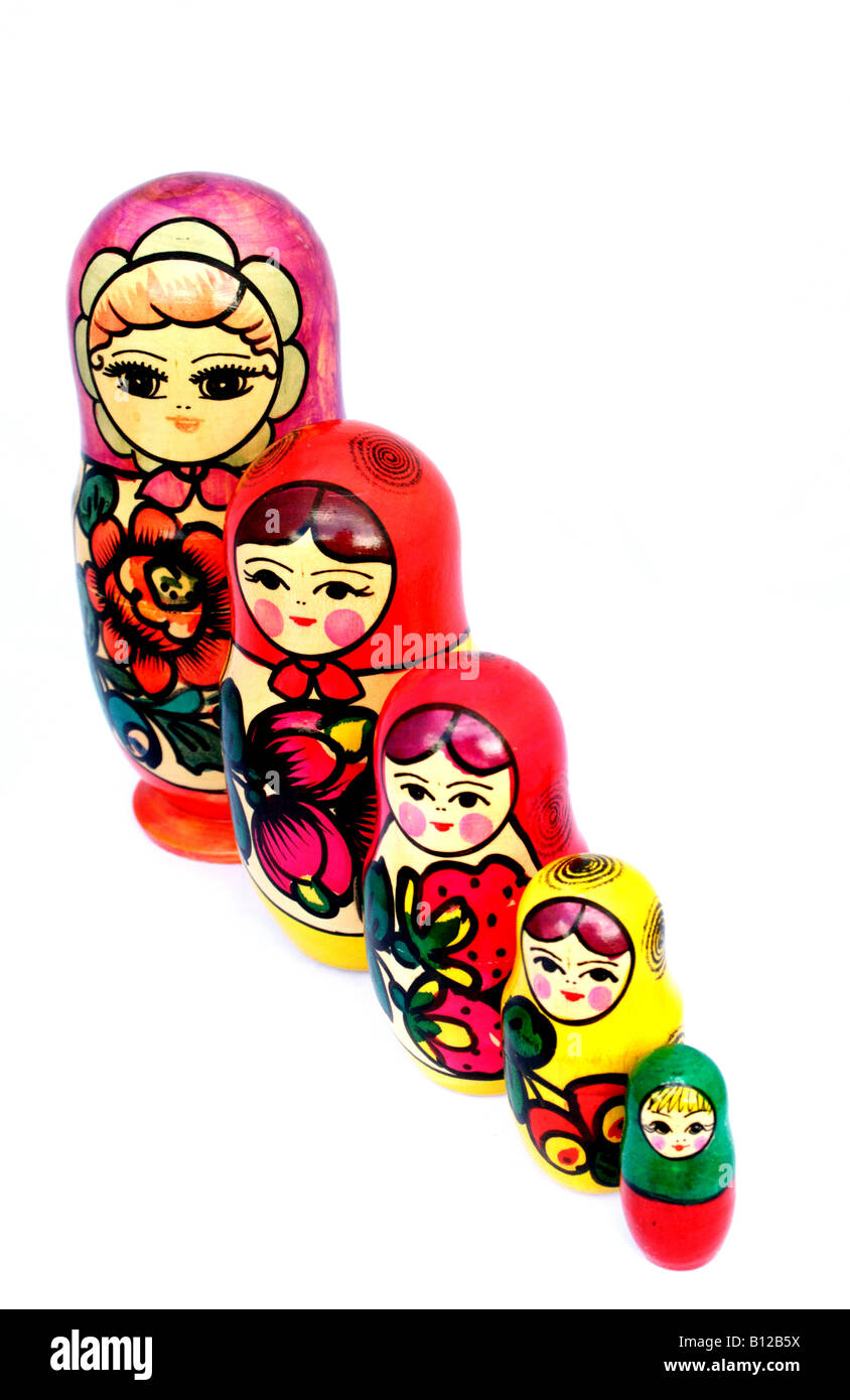 Russian Dolls Stock Photo - Alamy