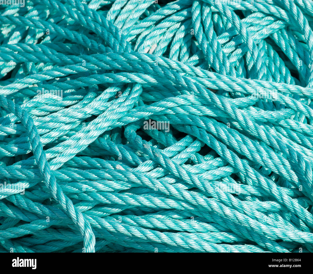 A close up of Green Rope Stock Photo - Alamy