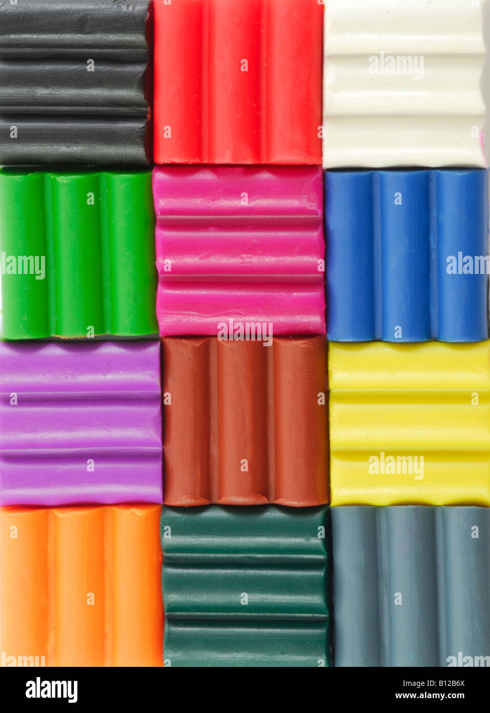 The color pieces of plasticine Stock Photo - Alamy
