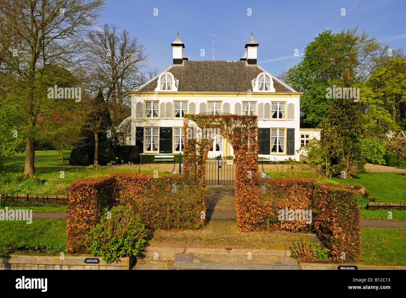 Luxury mansion along Dutch canals Holland Europe Stock Photo - Alamy