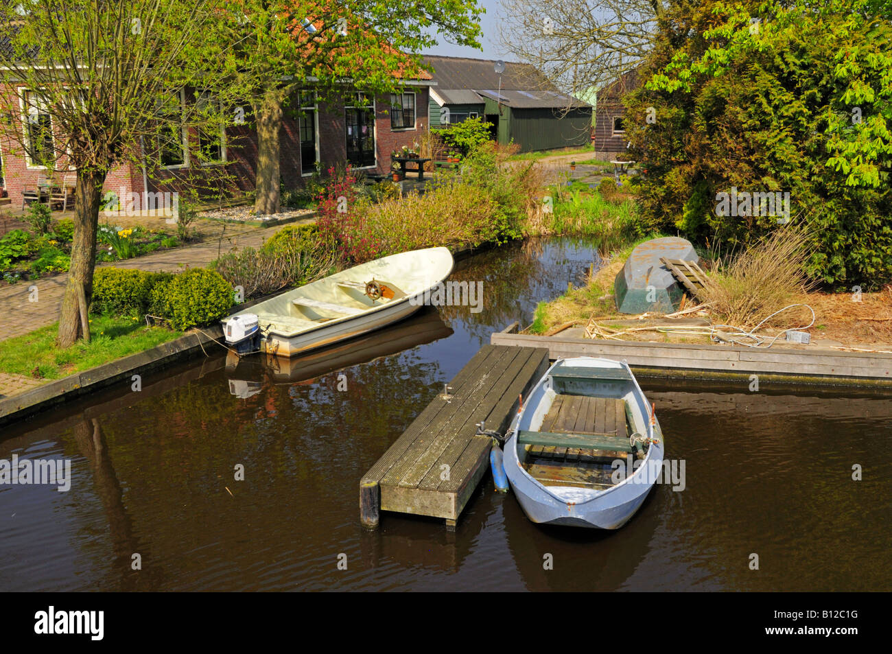 Houses along Dutch canals Holland Europe Stock Photo - Alamy