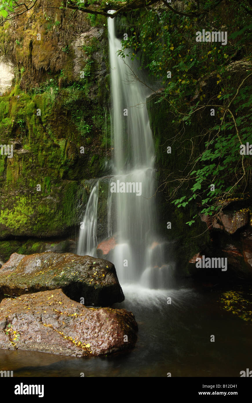 Waterfall in Glen Feochan, Kilmore, Oban, Argyll, Scotland, UK Stock ...