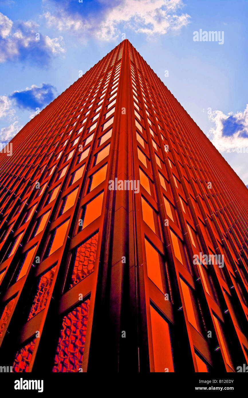 Office buildings downtown financial district large banks Stock Photo ...
