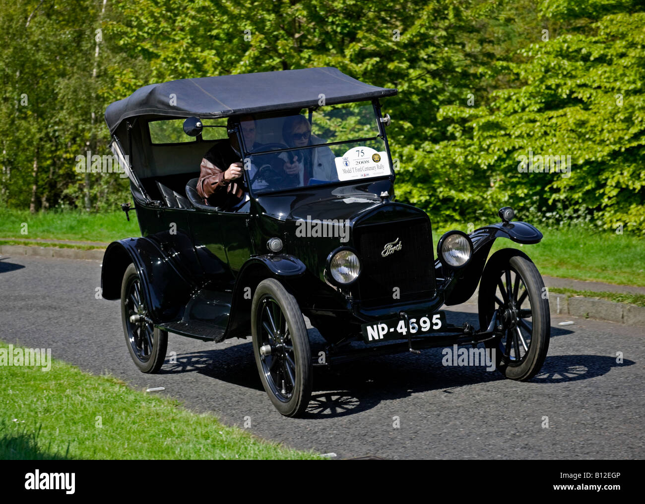 Model T Ford Centenary Rally Edinburgh Scotland UK Europe Stock Photo ...
