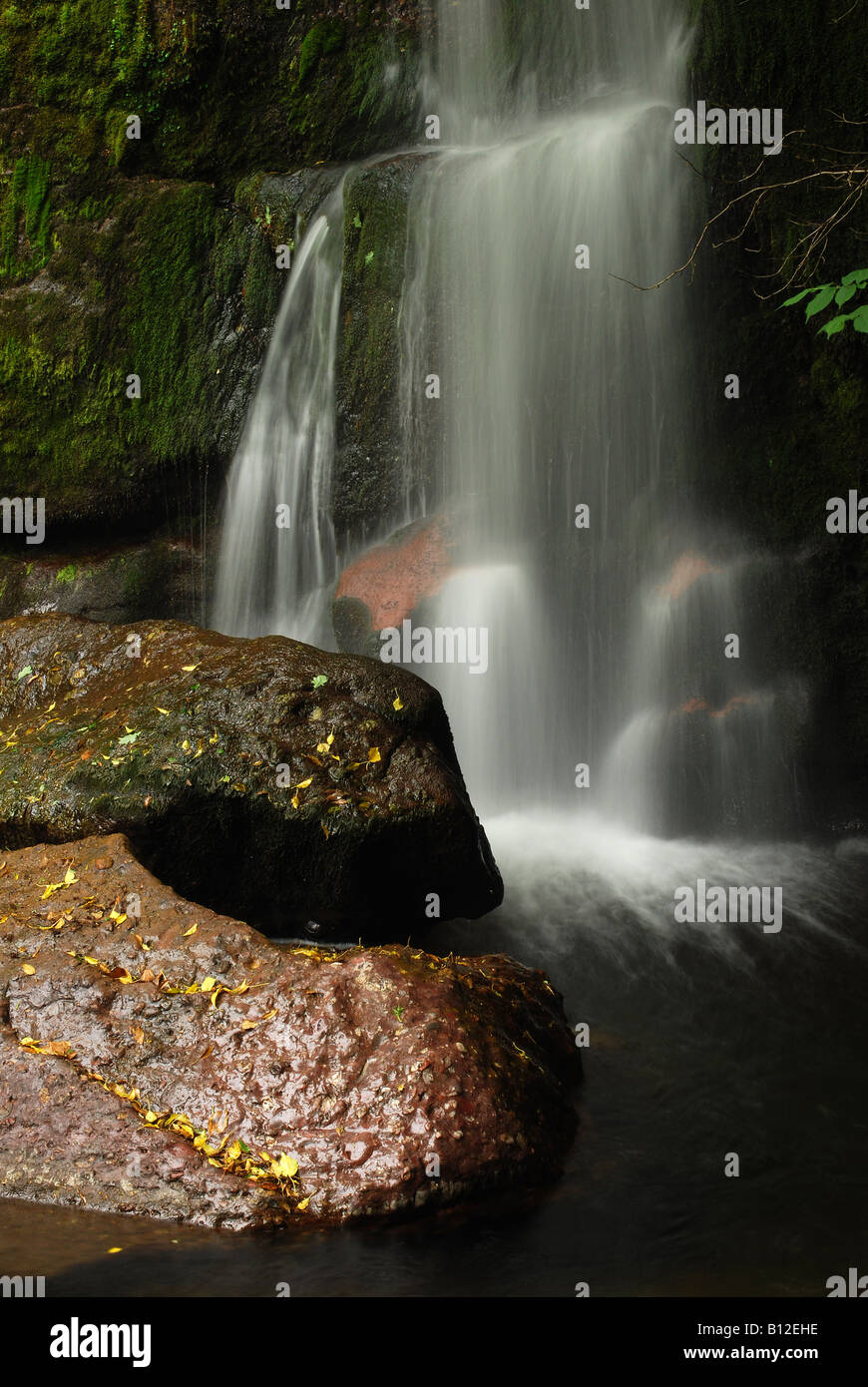 Waterfall in Glen Feochan, Kilmore, Oban, Argyll, Scotland, UK Stock ...