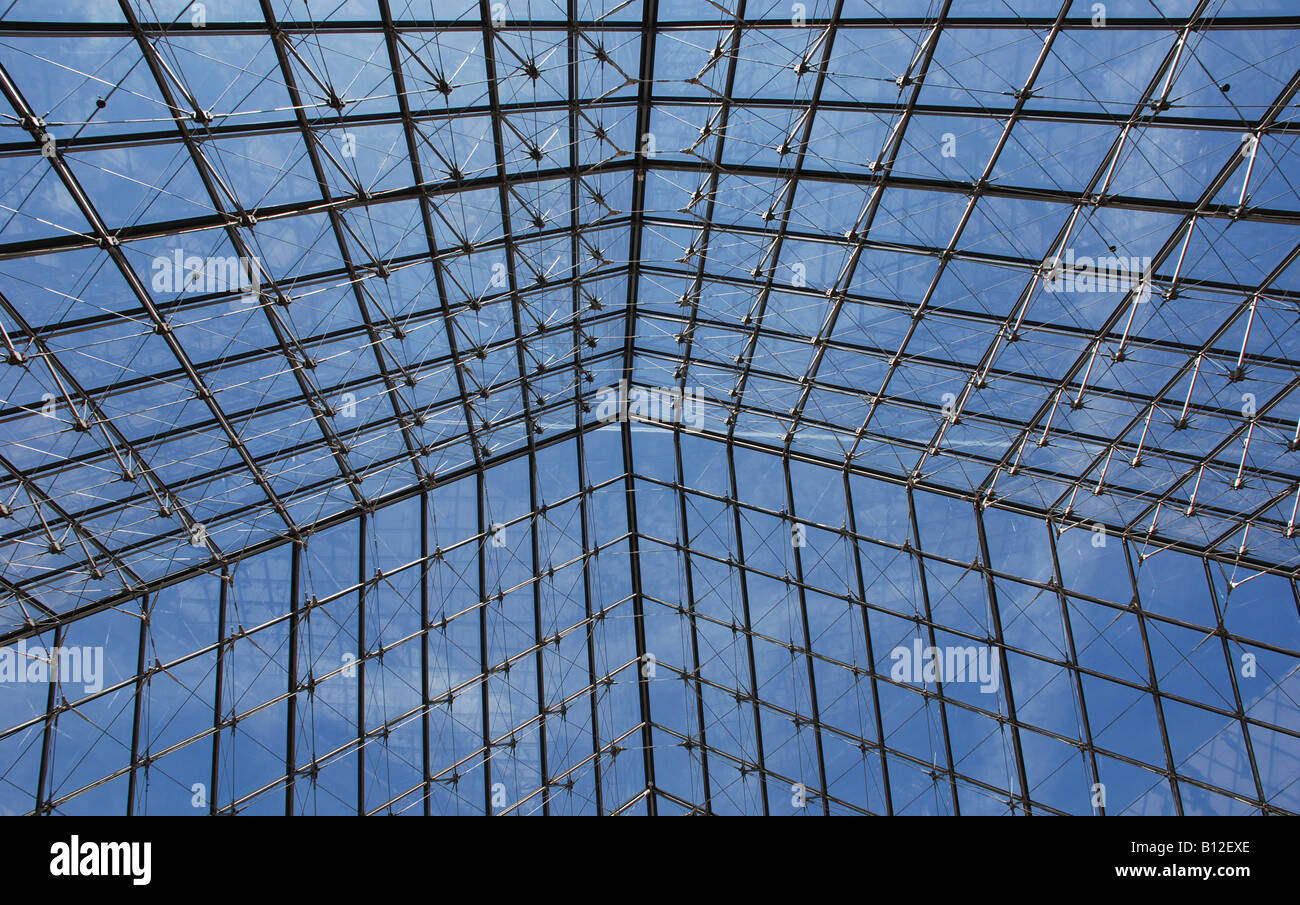 Glass Pyramid main entrance The Louvre Paris Stock Photo - Alamy