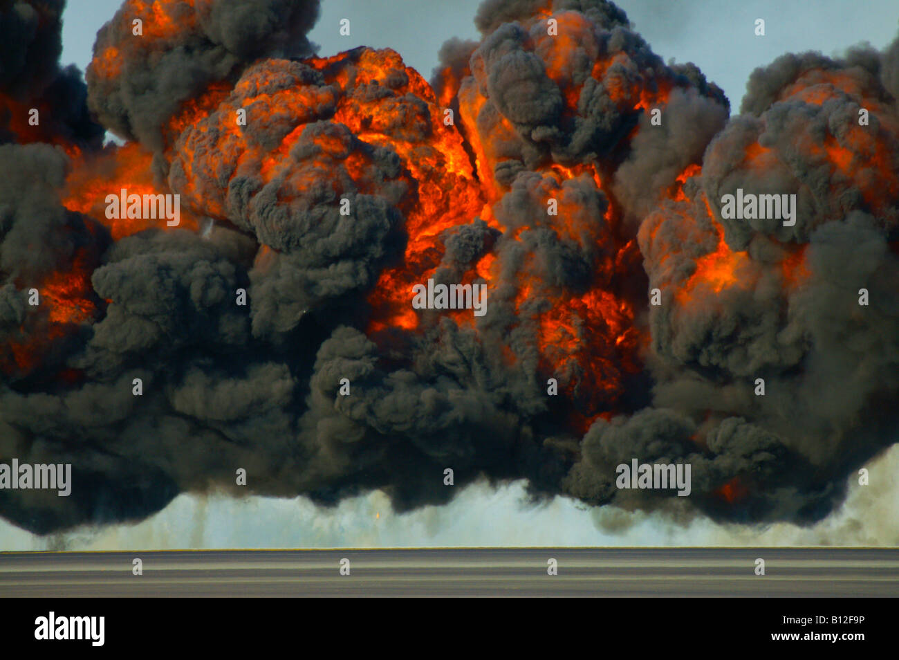 Pyrotechnics smoke air show hi-res stock photography and images - Alamy