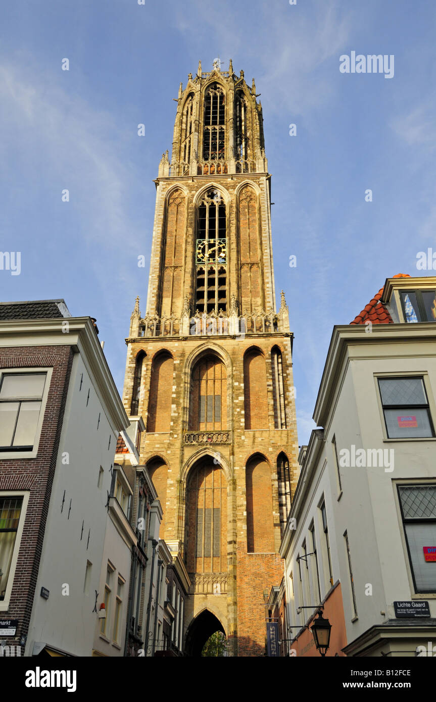 Houses and Dom tower in Utrecht The Netherlands Europe Stock Photo - Alamy