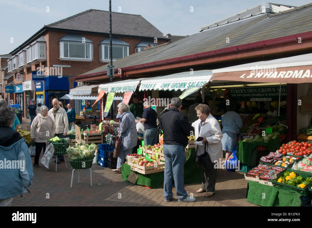Chorley lancashire market hi-res stock photography and images - Alamy