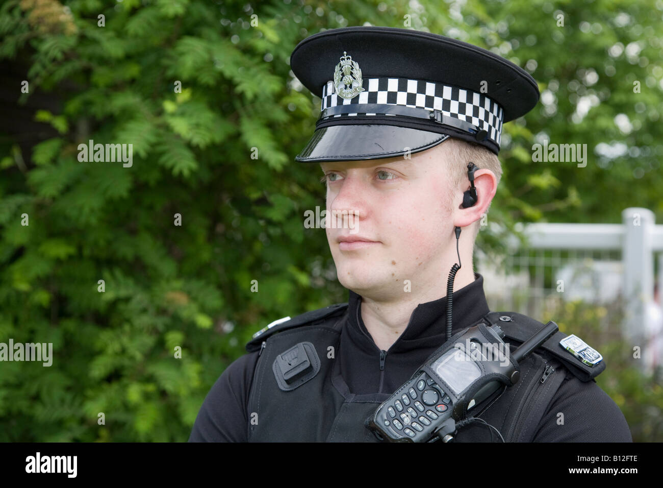Tayside British police officer scottish constable, Perth, Scotland, UK ...