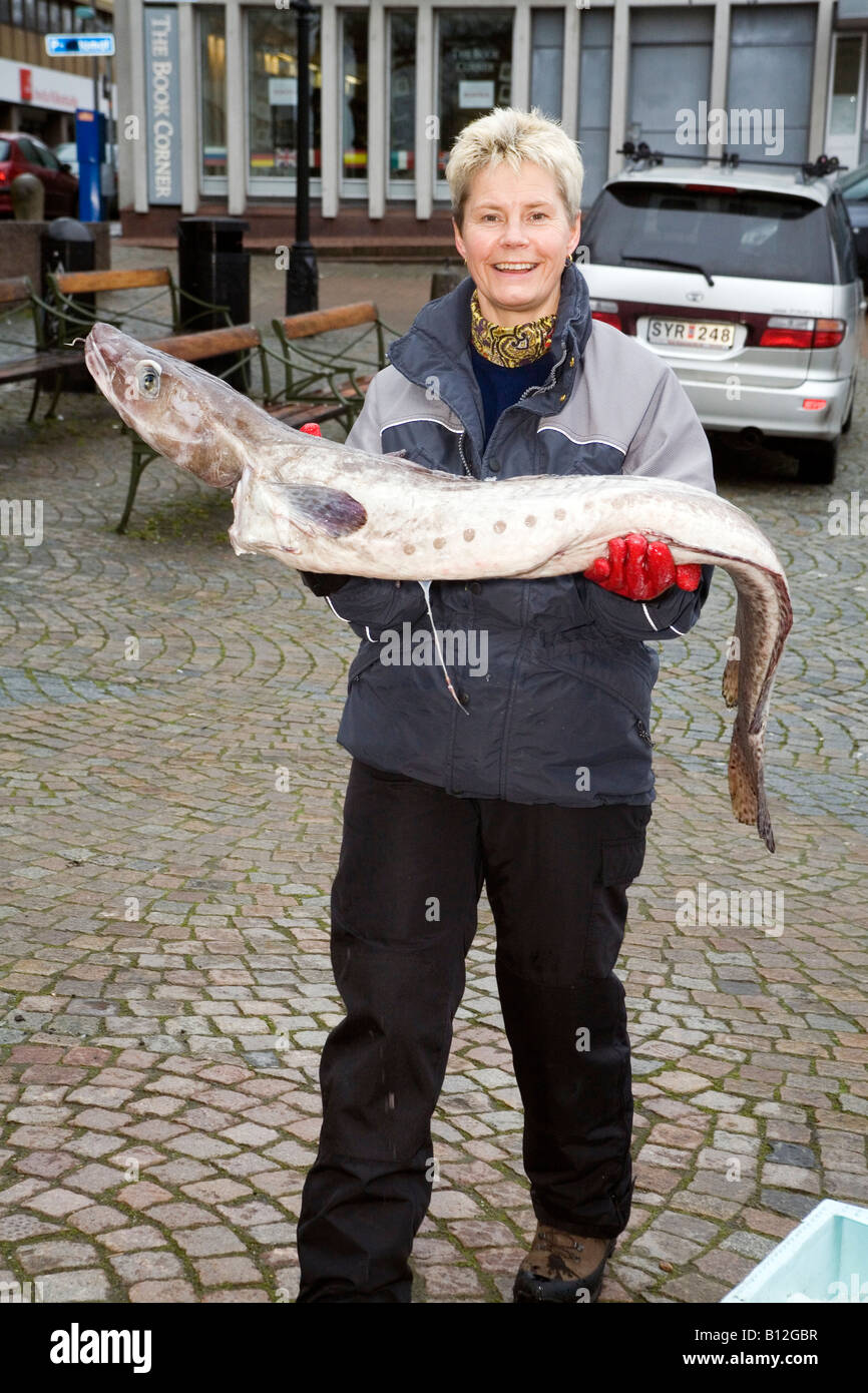Marine Biologist With Fish