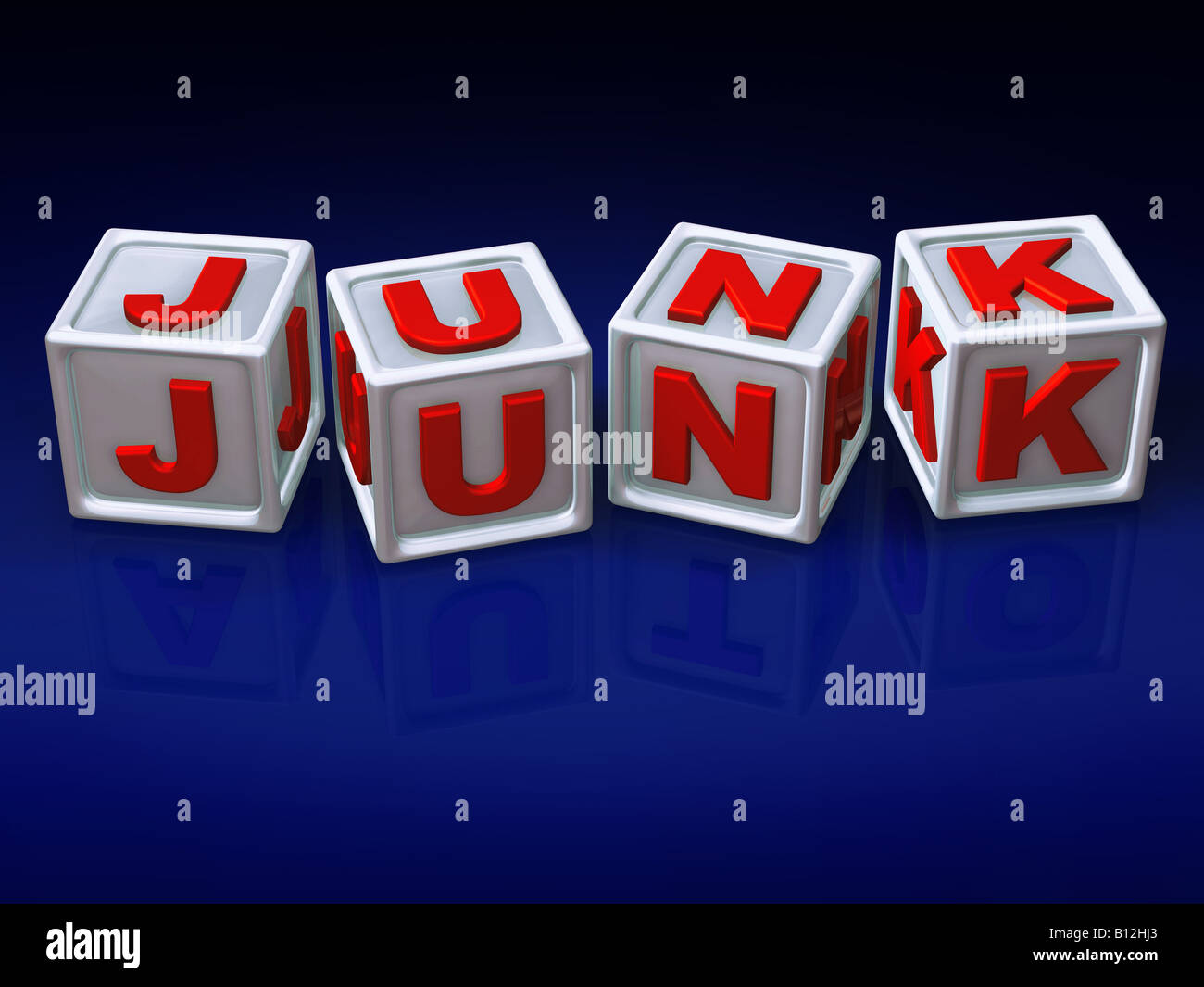Block letters 3d concept illustration Stock Photo - Alamy