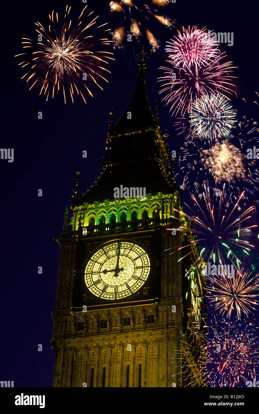 CLOCK FACE BIG BEN HOUSES OF PARLIAMENT LONDON ENGLAND UK Stock Photo ...