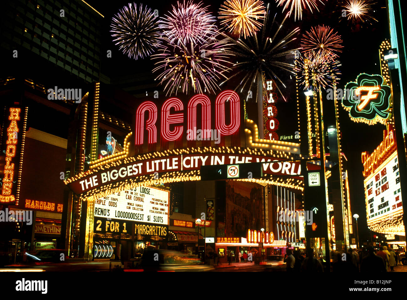 1992 HISTORICAL RENO NEON ARCHWAY SIGN VICTORIA STREET RENO NEVADA USA ...