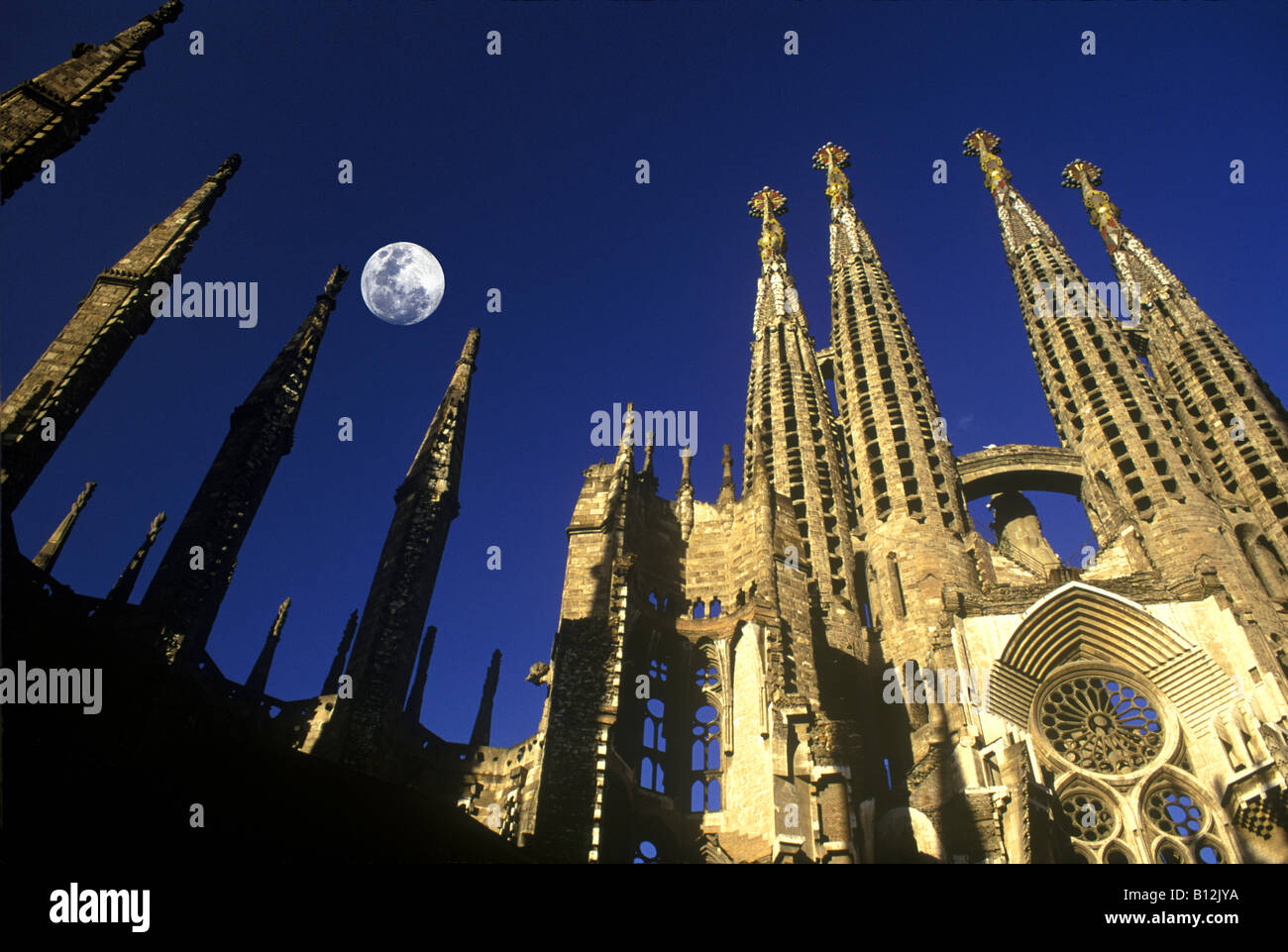 1993 HISTORICAL SAGRADA FAMILIA BASILICA (©ANTONI GAUDI 1883) BARCELONA ...