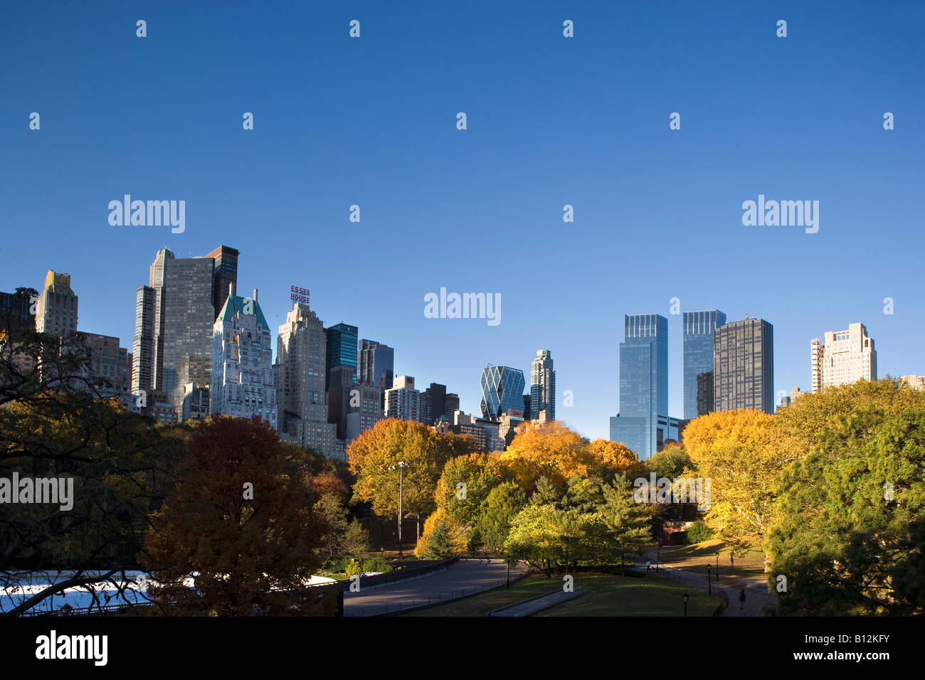 CENTRAL PARK SOUTH MANHATTAN NEW YORK USA Stock Photo - Alamy