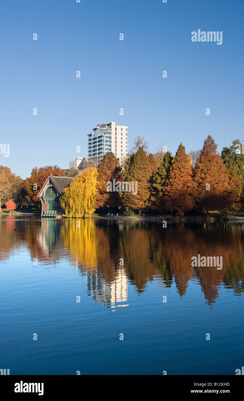 HARLEM MEER CENTRAL PARK NORTH MANHATTAN NEW YORK CITY USA Stock Photo ...
