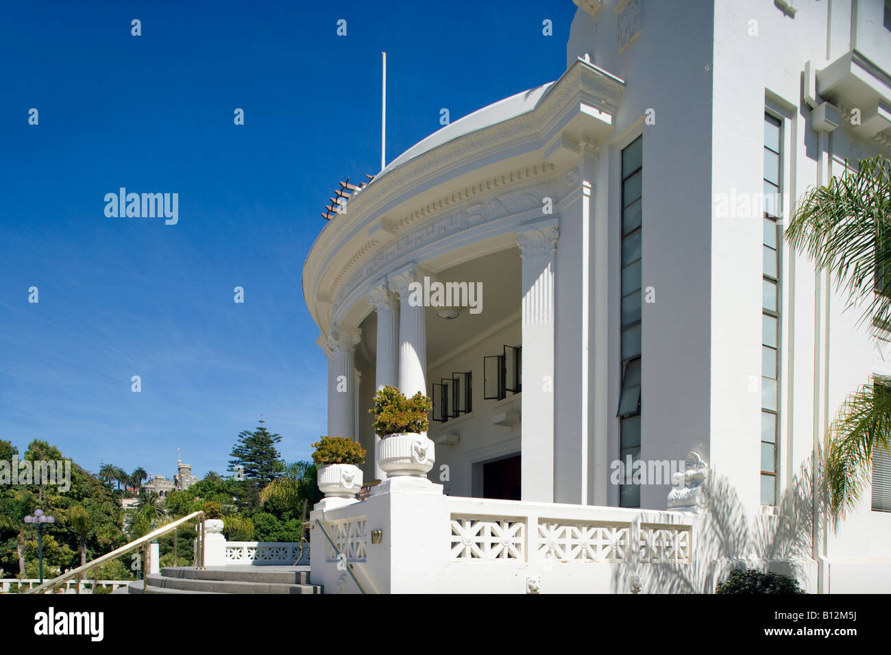 ENTRANCE STEPS CASINO MUNICIPAL VINA DEL MAR CHILE Stock Photo - Alamy