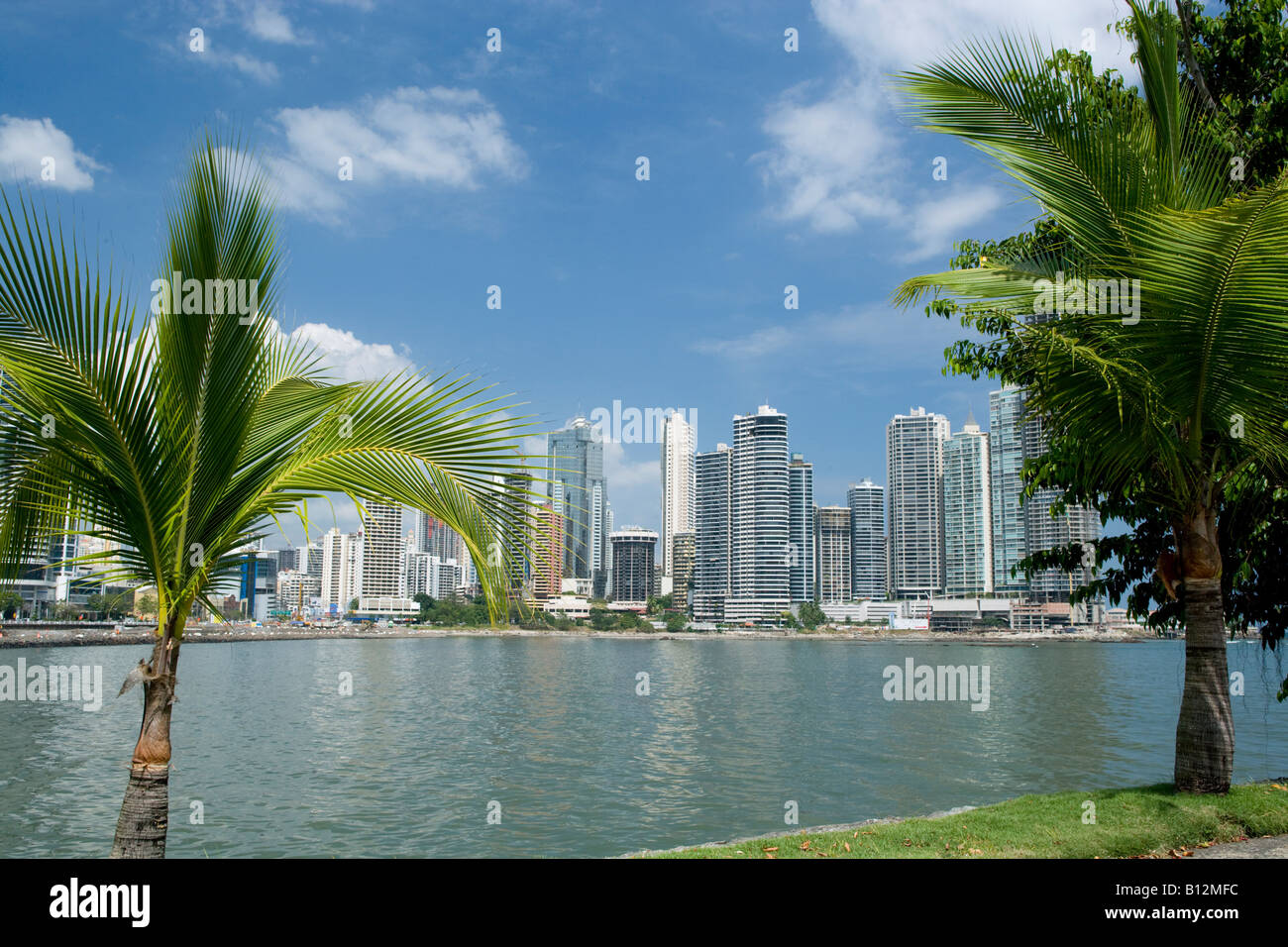 WATERFRONT SKYLINE AVENIDA BALBOA PANAMA CITY REPUBLIC OF PANAMA Stock ...