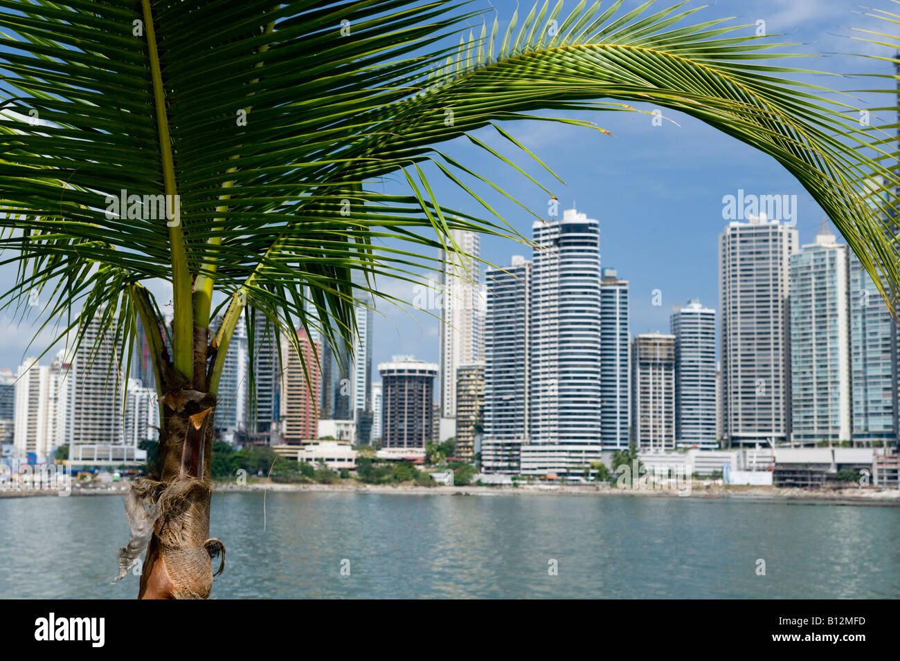 WATERFRONT SKYLINE AVENIDA BALBOA PANAMA CITY REPUBLIC OF PANAMA Stock ...