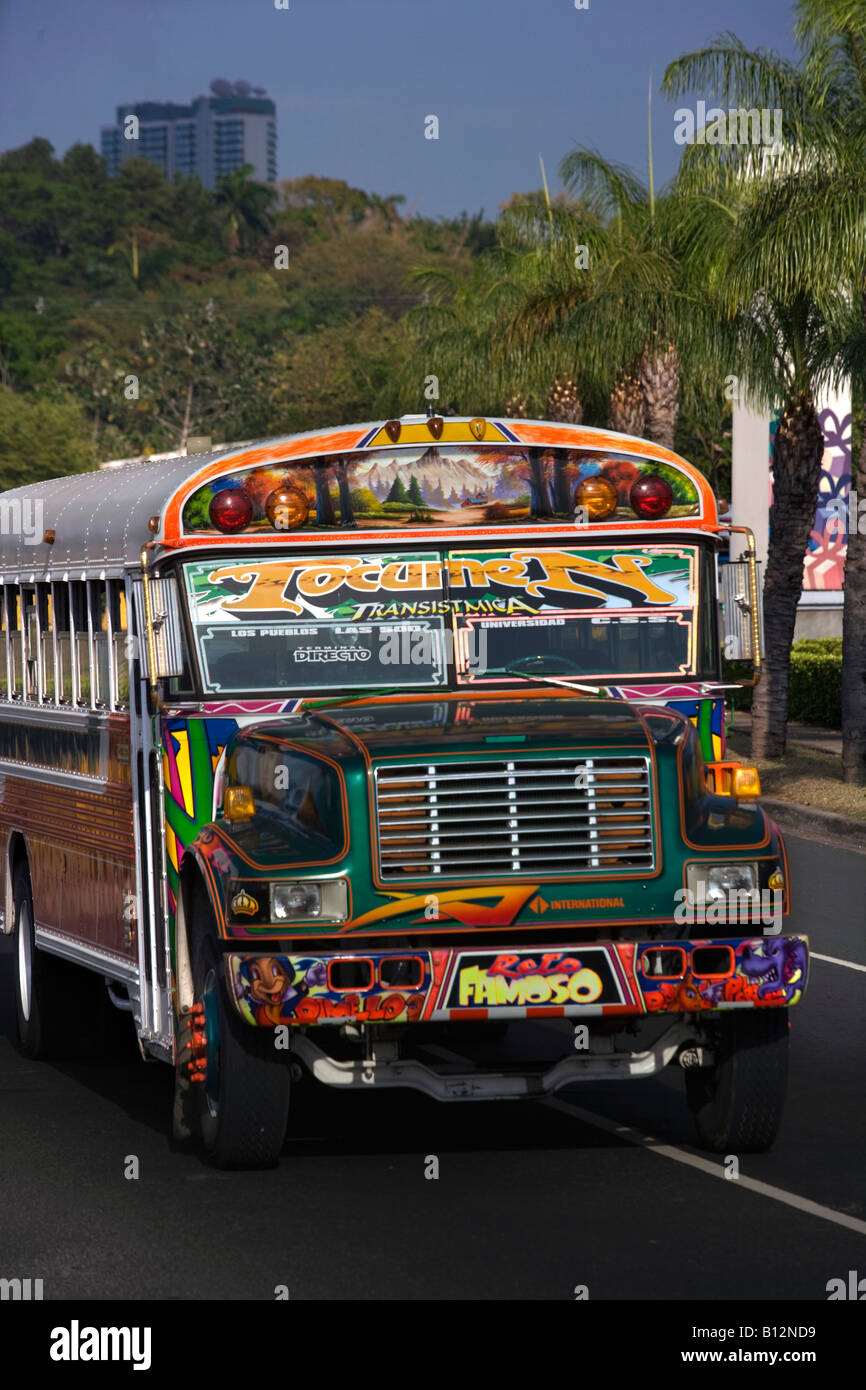 Panama red devil bus hi-res stock photography and images - Alamy
