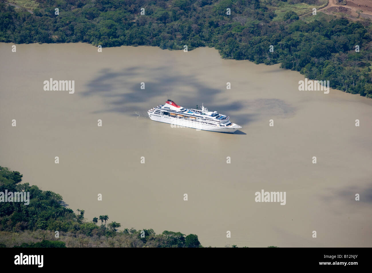 CRUISE SHIP CULEBRA GALLIARD CUT PANAMA CANAL REPUBLIC OF PANAMA Stock ...