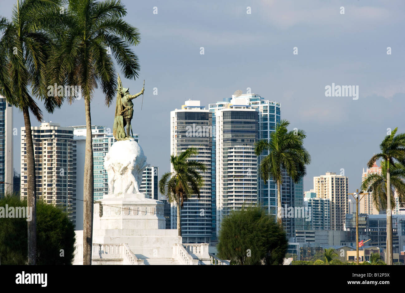 BALBOA MONUMENT AVENIDA BALBOA PANAMA CITY REPUBLIC OF PANAMA Stock ...