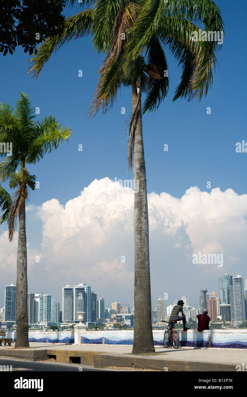 DOWNTOWN WATERFRONT SKYLINE AVENIDA BALBOA PANAMA CITY REPUBLIC OF ...
