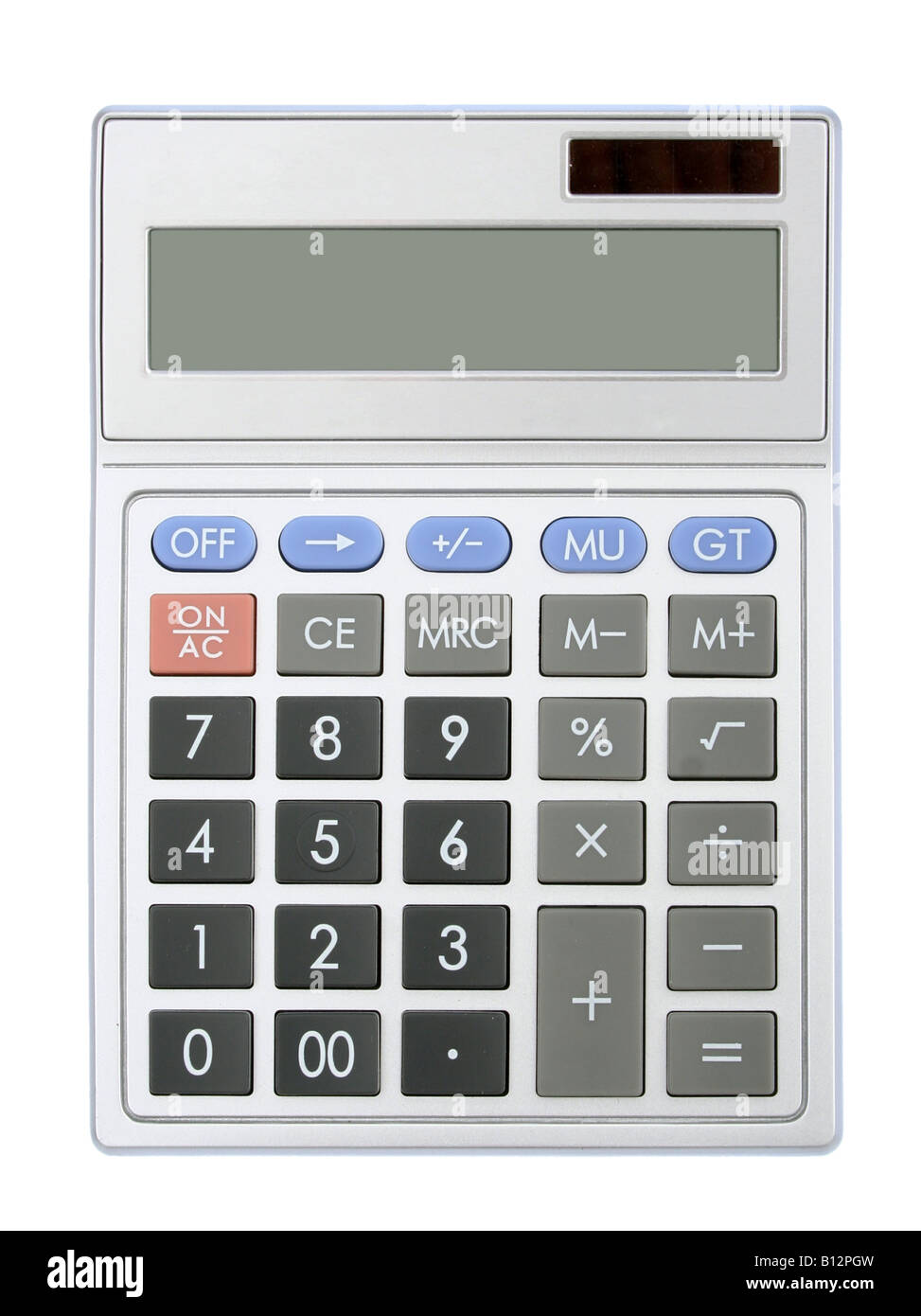 Professional business calculator isolated on white background Stock ...