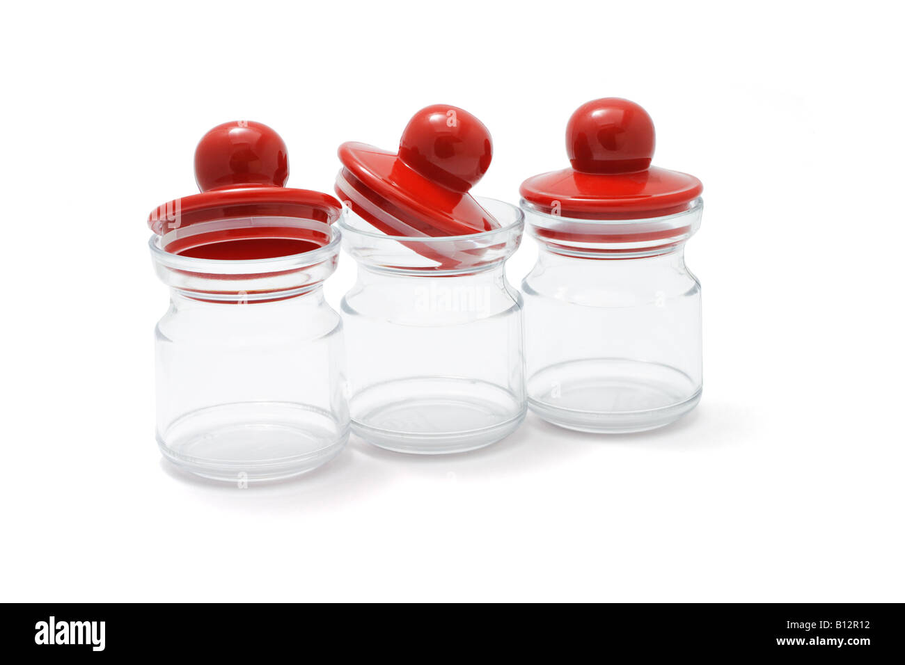 Condiment set isolated on white Stock Photo - Alamy