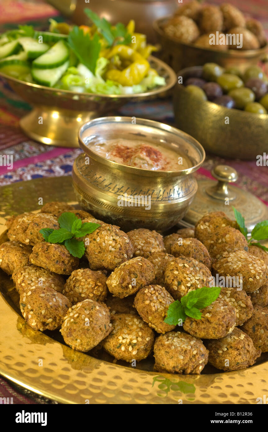 Falafel Middle East Food Stock Photo - Alamy