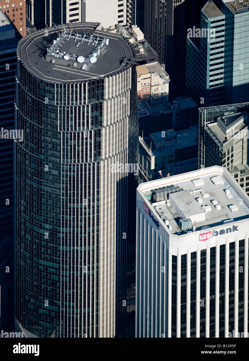 aerial above 101 California Street San Francisco Stock Photo - Alamy
