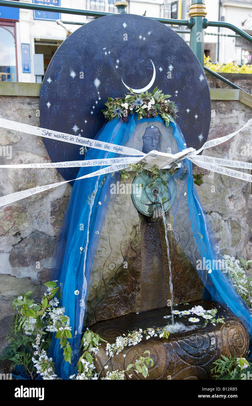 Malvern Well dressing and poetry competition, the Enigma Fountain plus ...