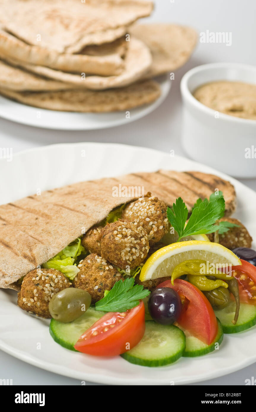 Falafel Middle East Food Stock Photo - Alamy