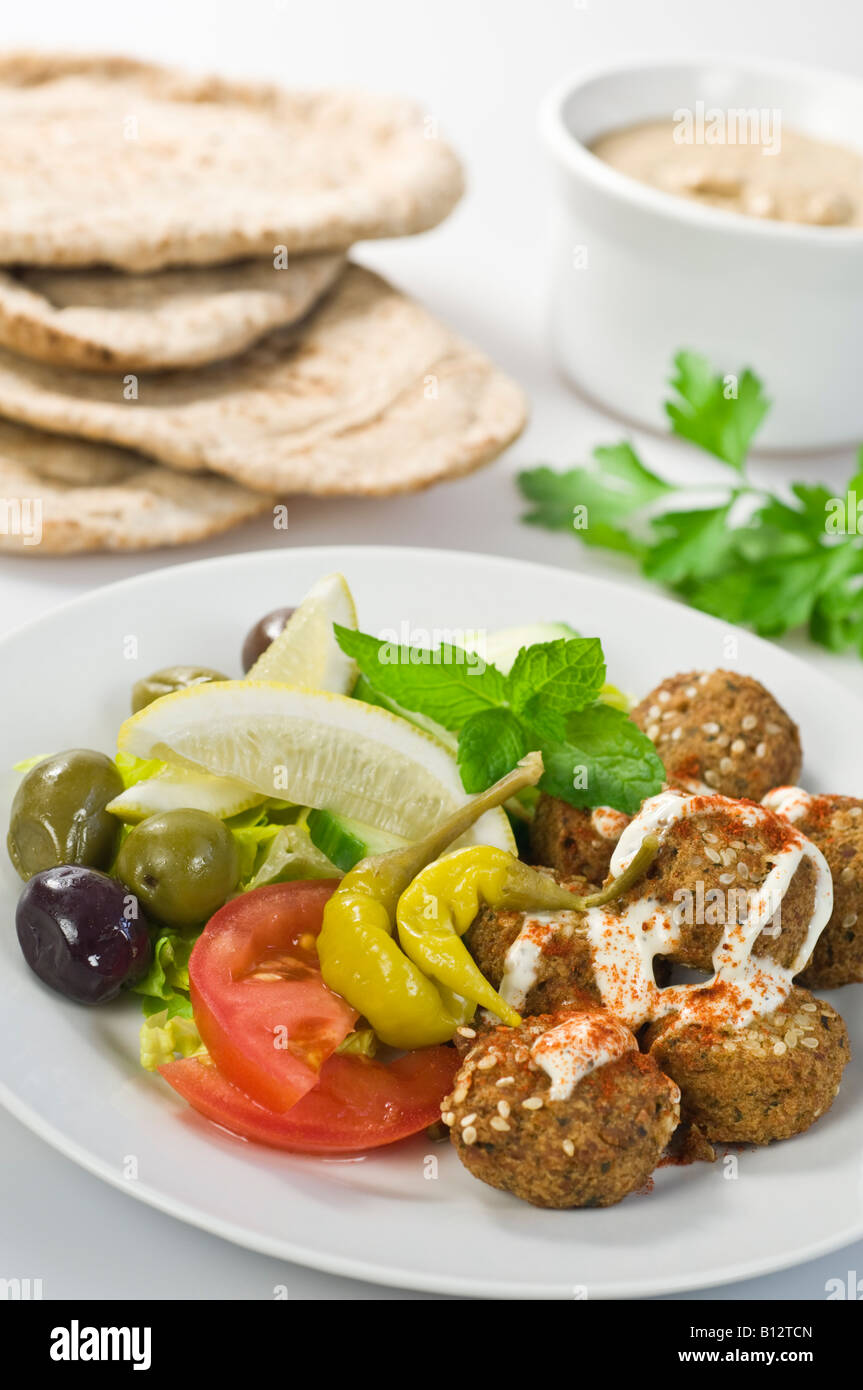 Falafel Middle East Food Stock Photo - Alamy