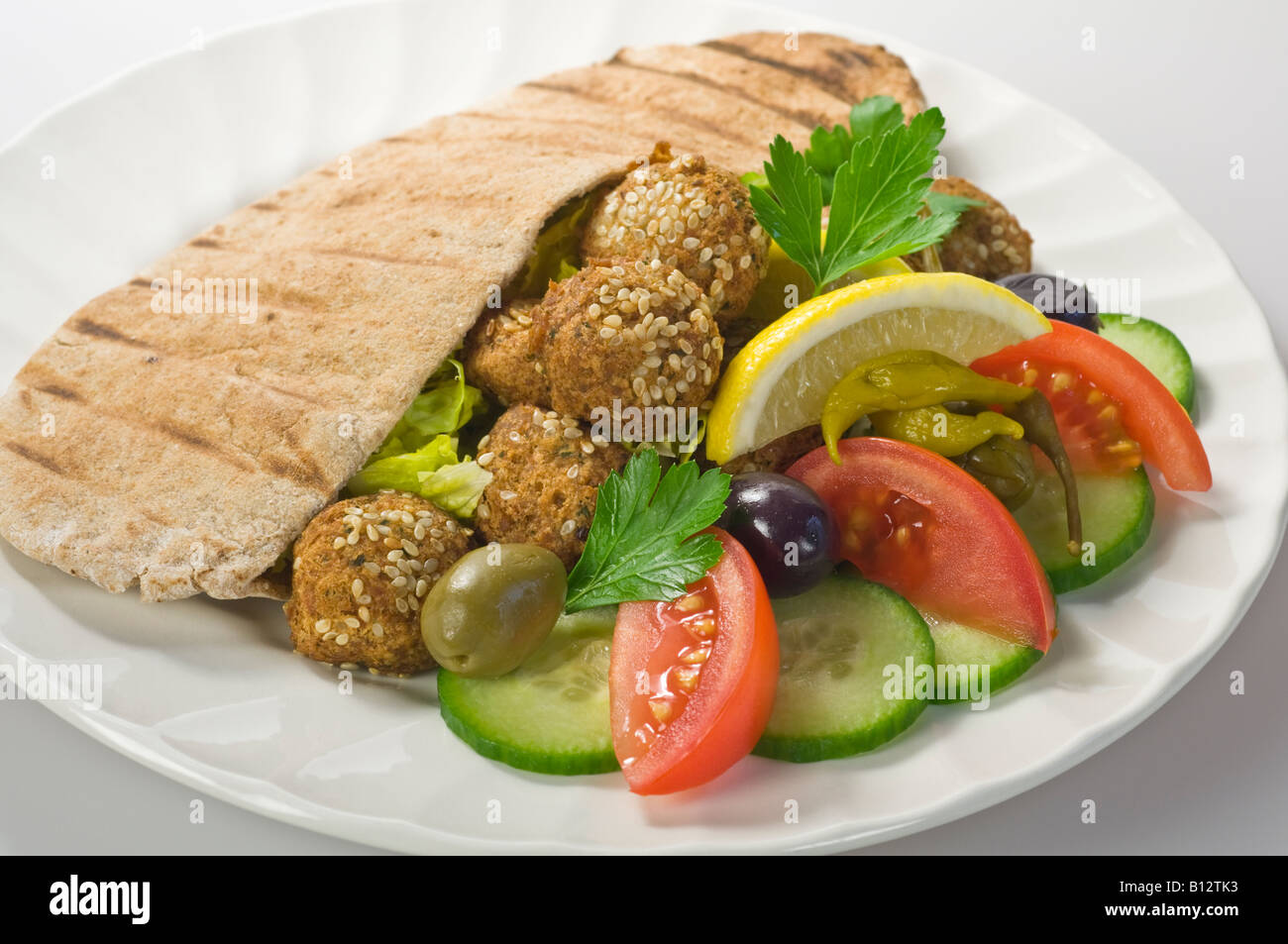 Falafel Middle East Food Stock Photo - Alamy