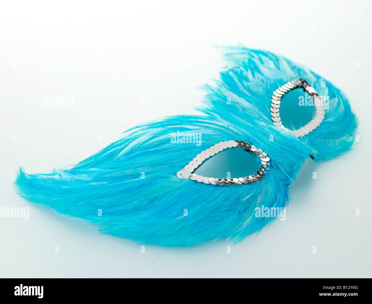 BLUE MASQUERADE EYE MASK Stock Photo - Alamy