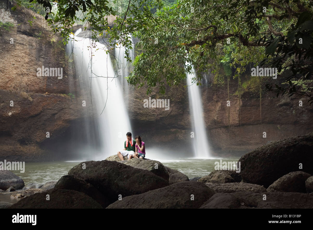 Haew Suwat waterfall - Khao Yai, Nakhon Ratchasima province, THAILAND ...