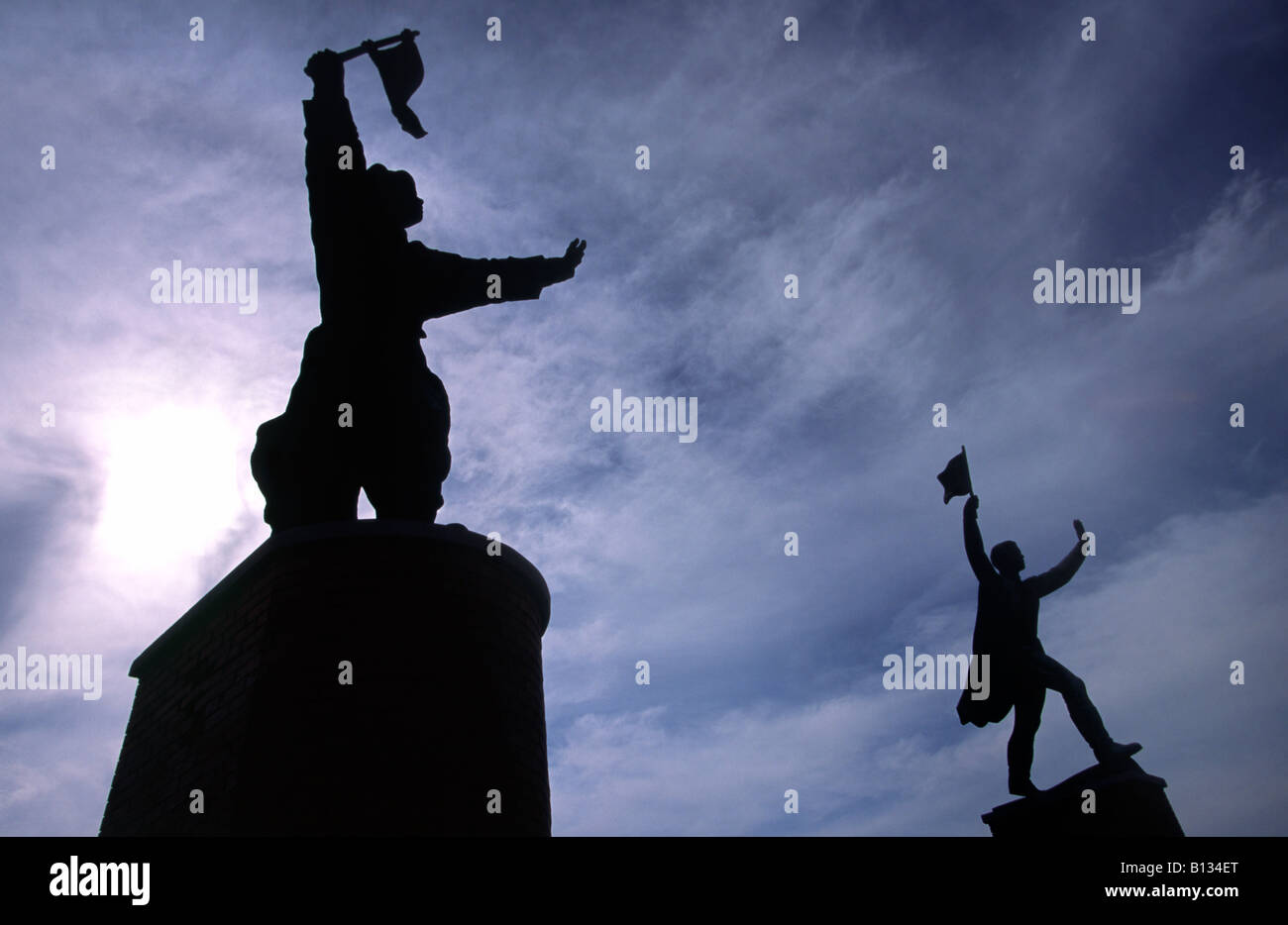 Communist era statues in Szobor Park. Budapest, Hungary Stock Photo - Alamy