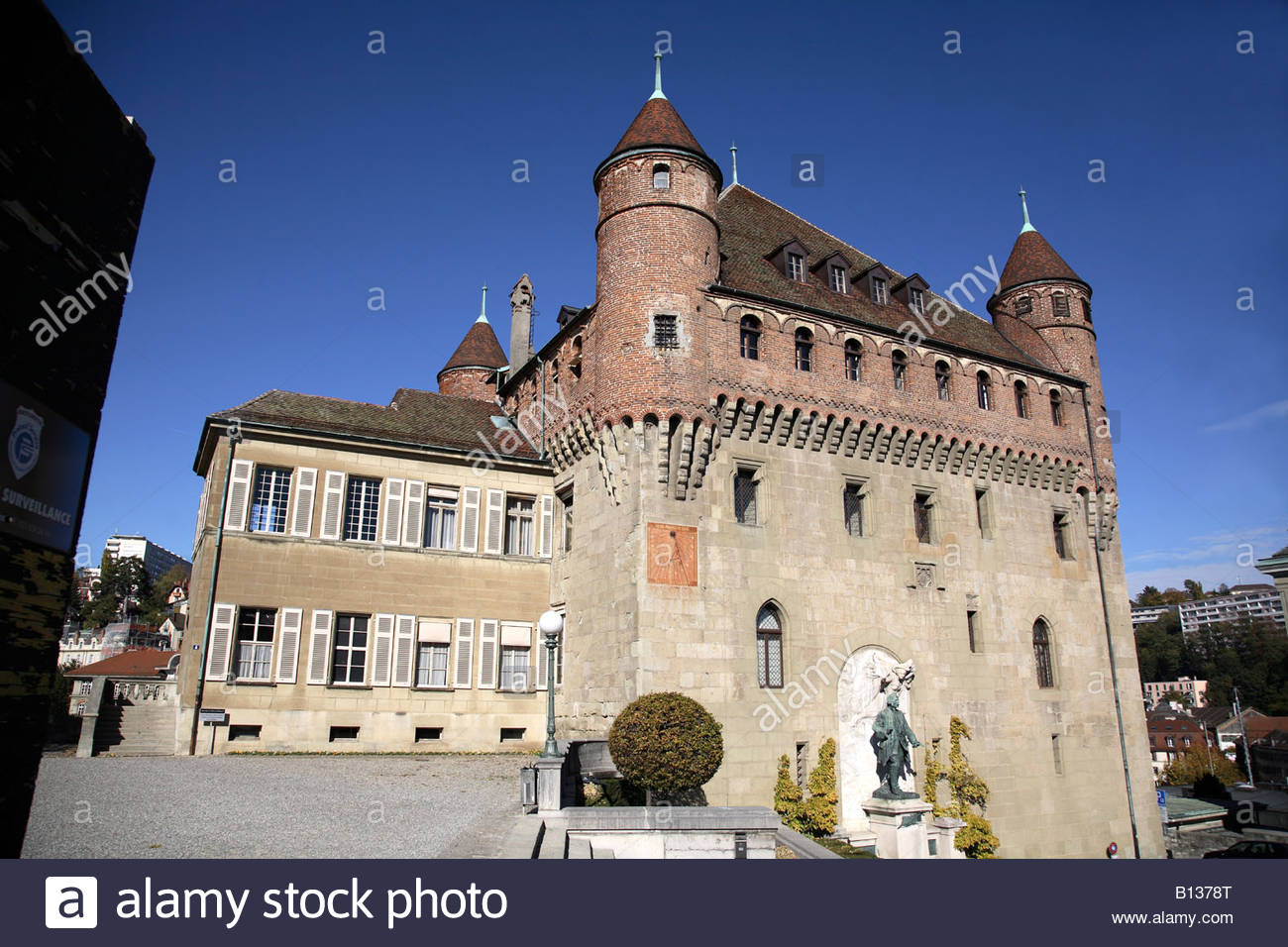 Switzerland Lausanne Castle St Marie Stock Photos & Switzerland ...