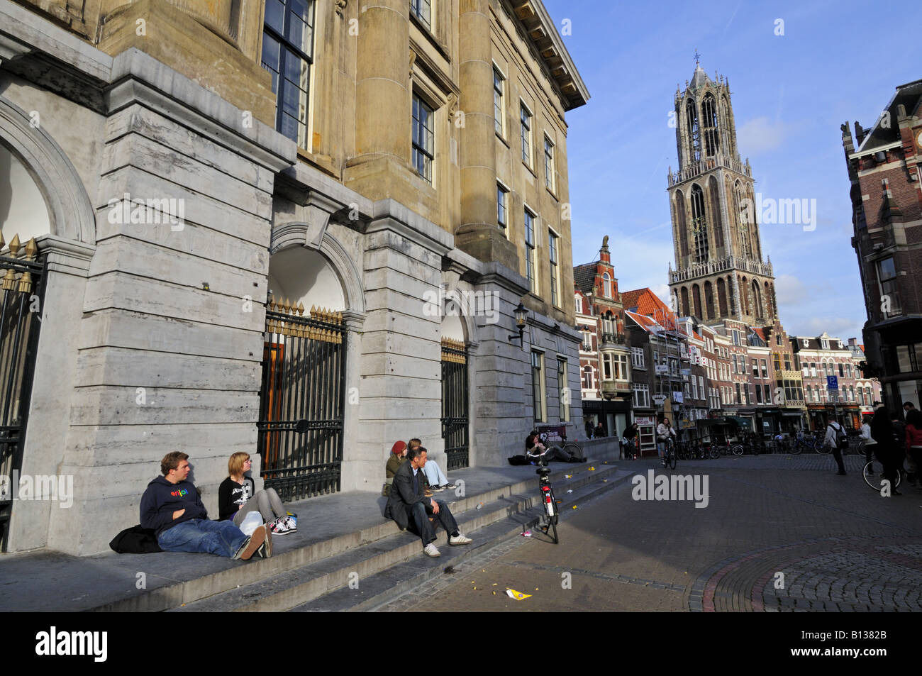 People in the streets of Utrecht The Netherlands Europe Stock Photo - Alamy