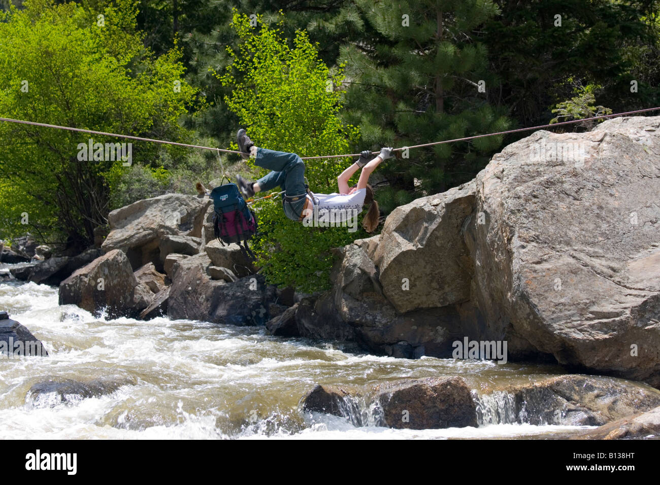 Woman extreme water sports hi-res stock photography and images - Alamy