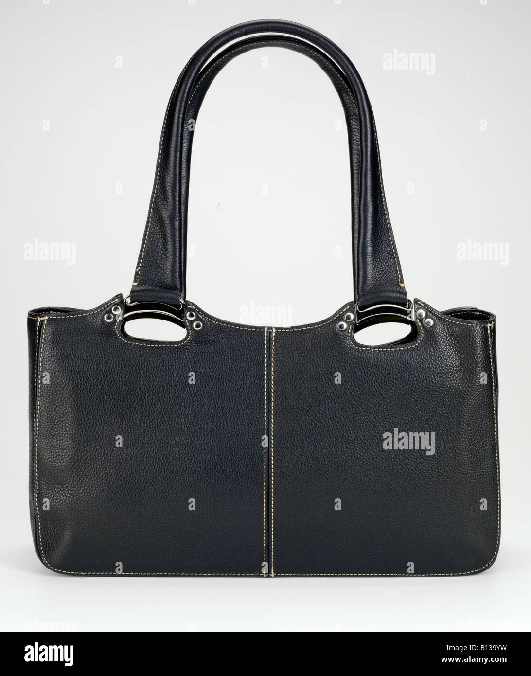 BLACK HAND BAG Stock Photo - Alamy