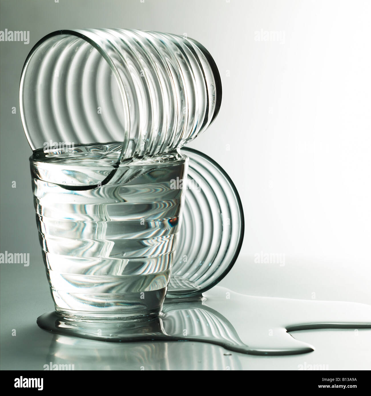 Spilled water table glass hi-res stock photography and images - Alamy