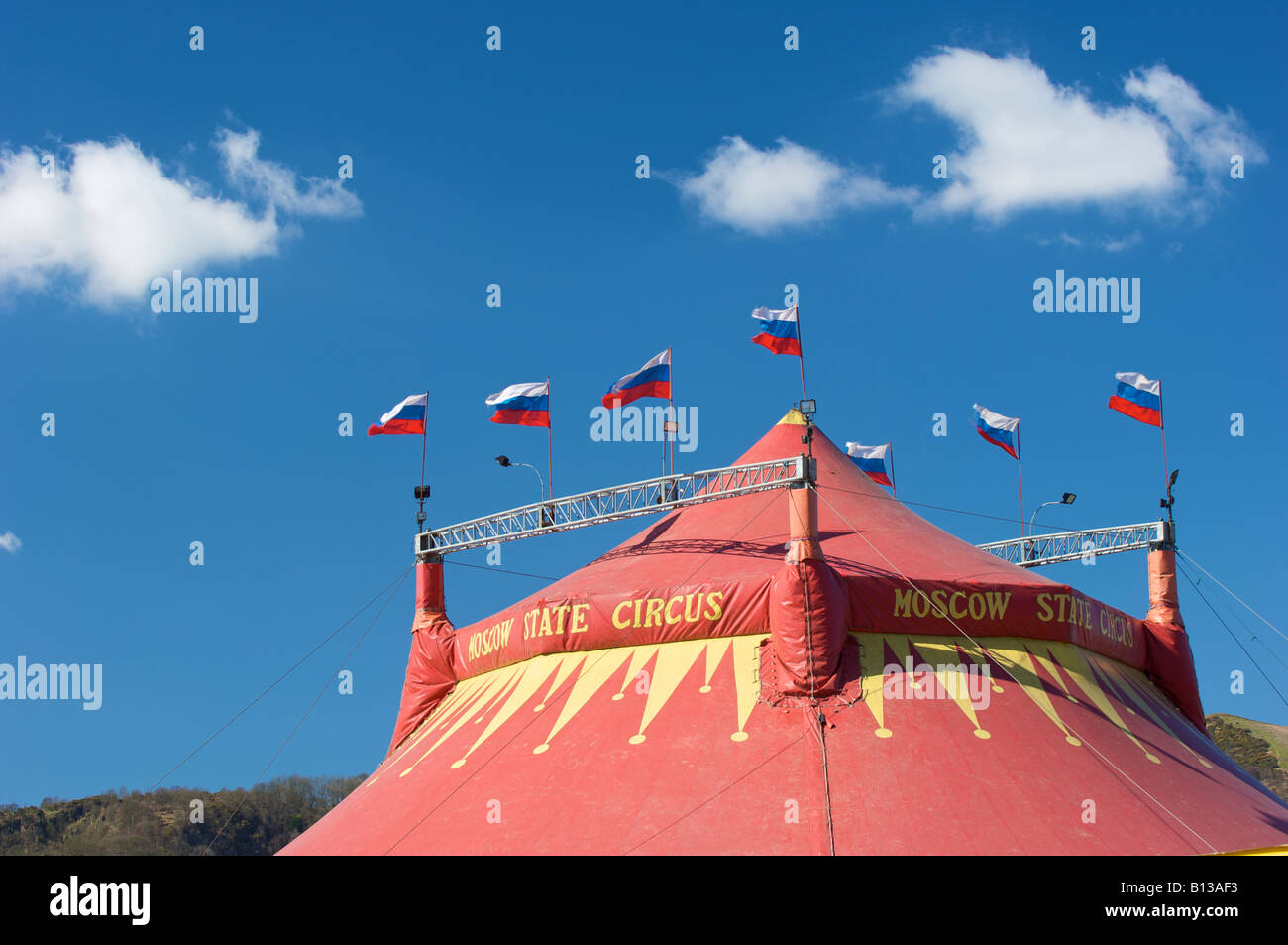 Moscow State Circus in Malvern Worcestershire Stock Photo - Alamy